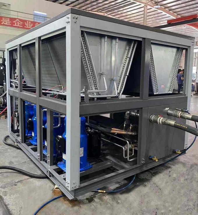 Portable 60Tr Air Cooled chiller Scroll compressor chiller Air Cooled ...