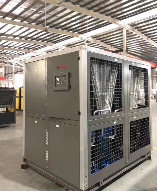 40TR Modular Portable Water Chiller 40 Hp HVAC Air Cooled type