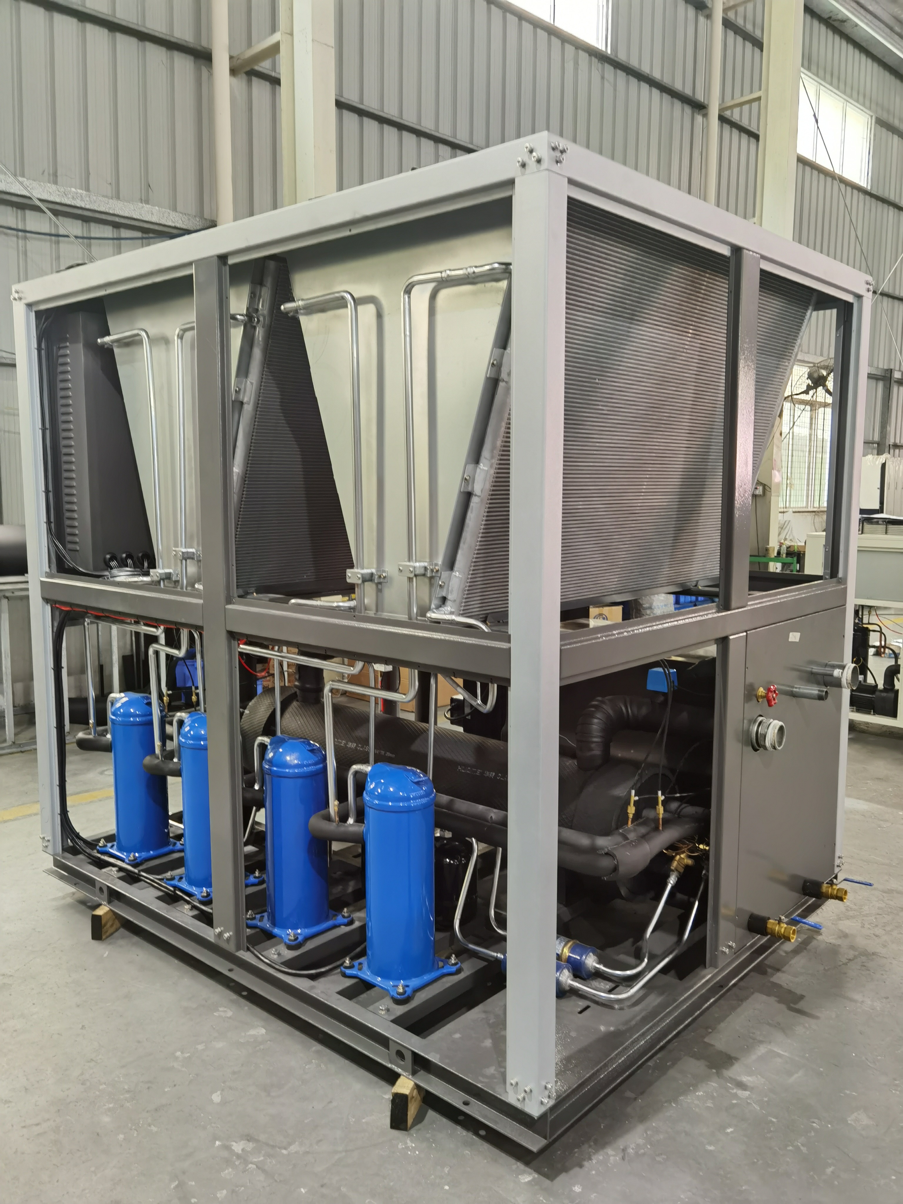 R410a 40 Ton Portable Industrial Chiller In Pet Injection Molding Machine