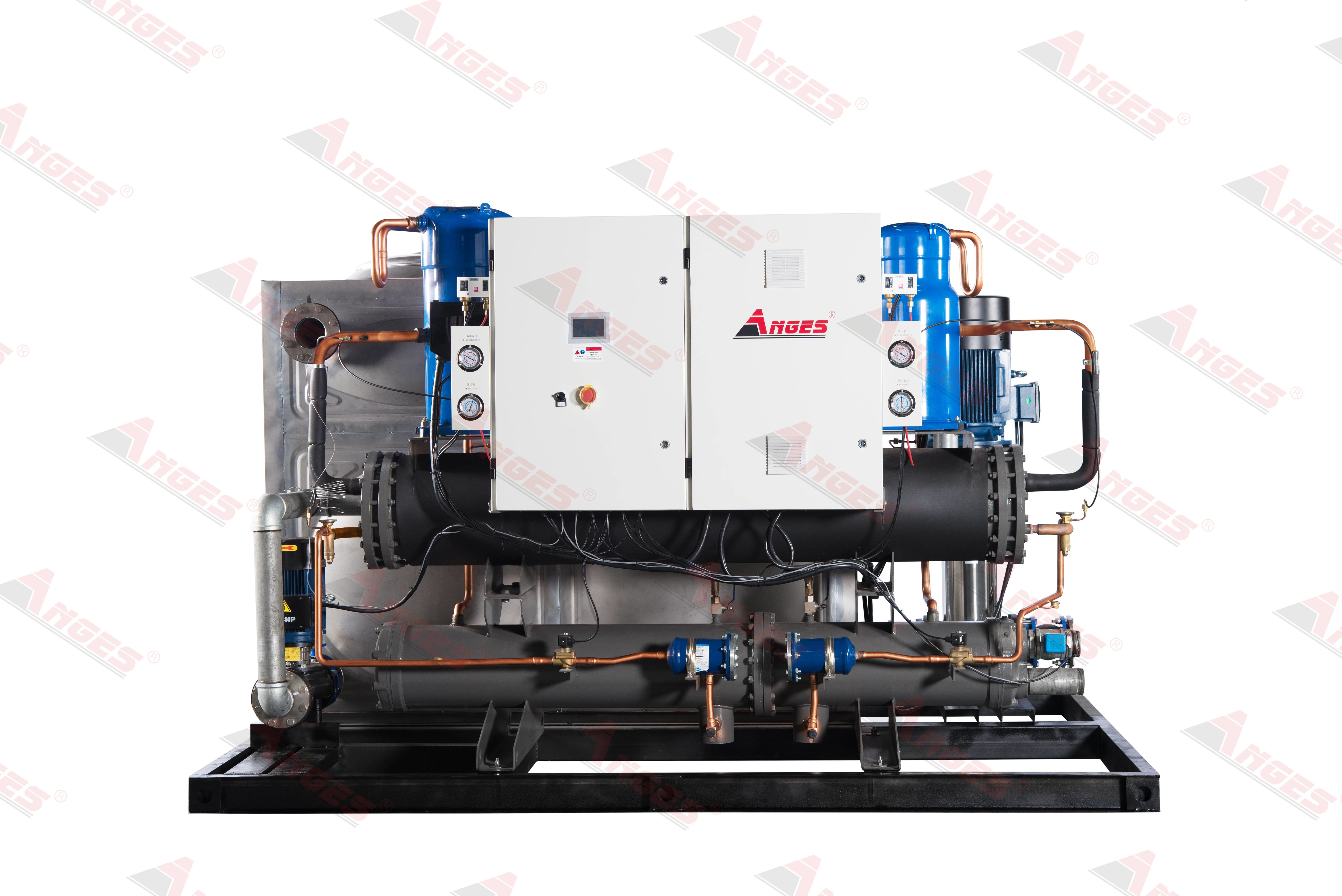 400RT Double Compressors Chiller Large Cooling Capacity Water-Cooled ...