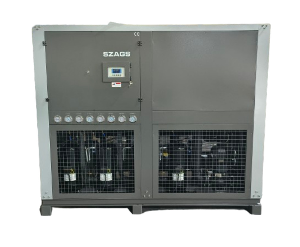 HIGH EFFICIENCY 40HP INDUSTRIAL WATER COOLED CHILLER 130 KW SCROLL ...