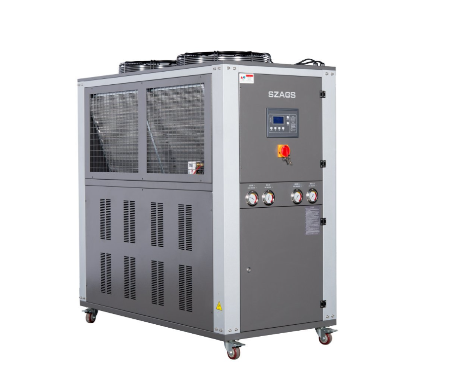 10RT Air Cooled Water Chiller Industrial Cooling System for Injection ...